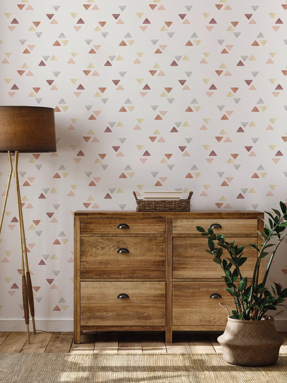 Papel de Parede Triangular - STICKDECOR