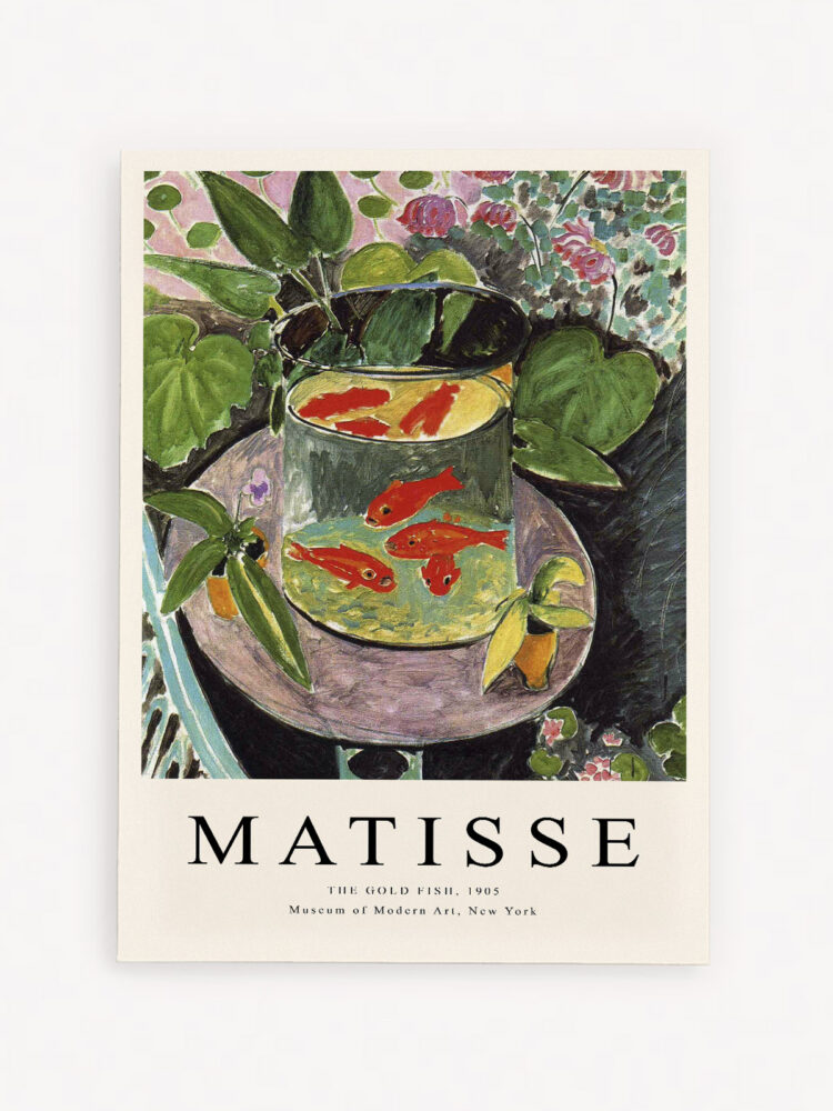 Quadro Matisse The Gold Fish - STICKDECOR - Realize Your Imagination